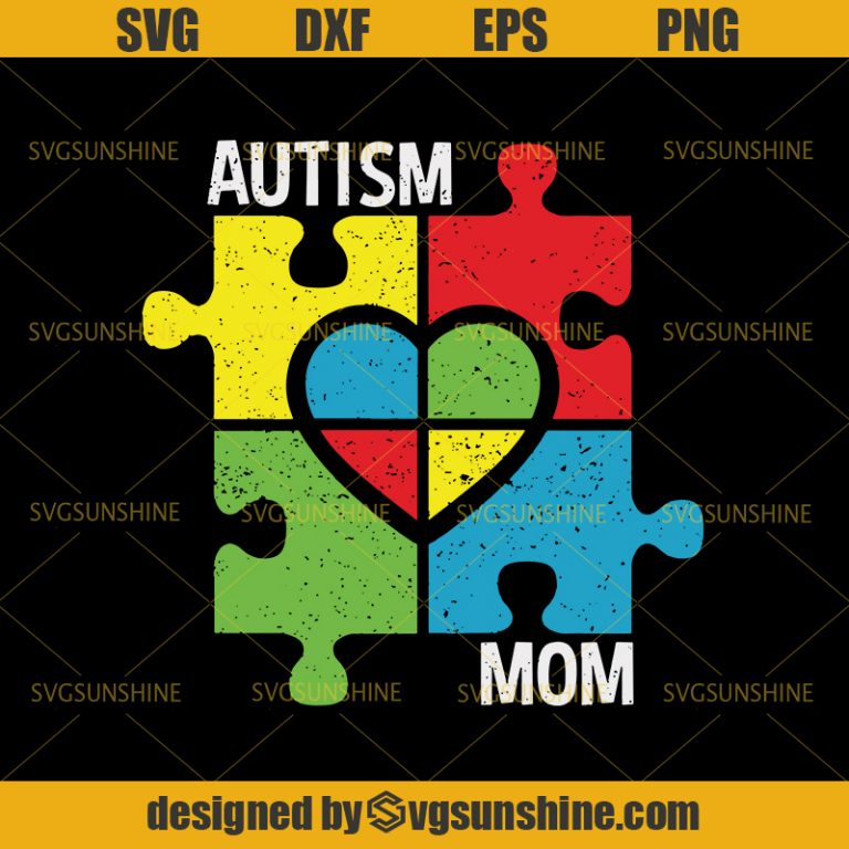 Autism Mom SVG Proud Mom SVG Autism Awareness SVG Puzzle Piece SVG ...