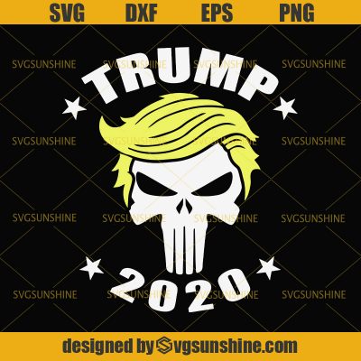 Trump 2020 SVG, Trump Hair Style Punisher SVG, Trumpisher Make America ...