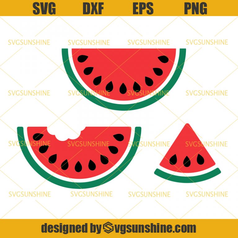 Watermelon Bundle SVG, Summer SVG, Watermelon SVG PNG DXF EPS Cutting ...