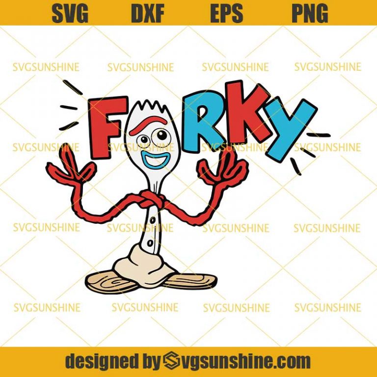 Forky SVG, Toy Story SVG, Disney SVG DXF EPS PNG Cutting File for ...