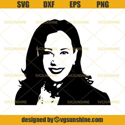 Kamala Harris SVG DXF EPS PNG Cutting File for Cricut - Sunshine