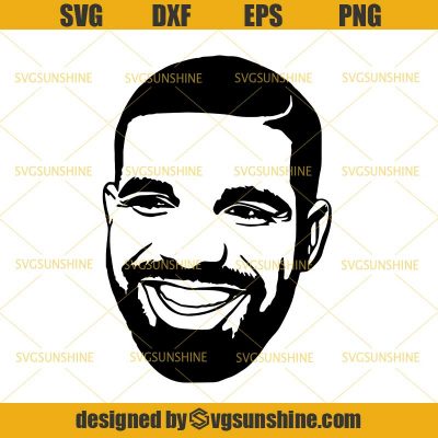 Drake Rapper SVG DXF EPS PNG Cutting File for Cricut - Sunshine