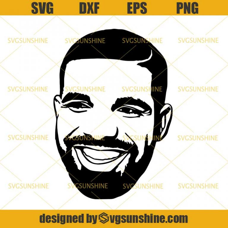 Drake Rapper SVG DXF EPS PNG Cutting File for Cricut - Sunshine