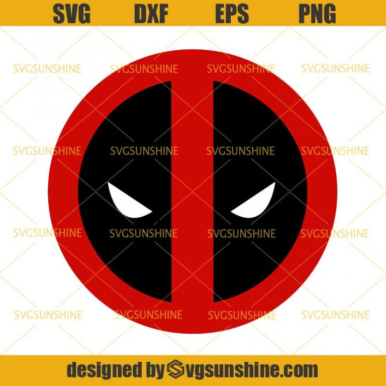 Deadpool Logo SVG, Marvel Clipart SVG DXF EPS PNG Cutting File for ...