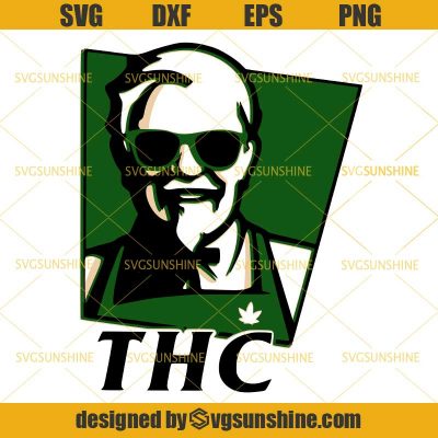 KFC THC Weed SVG, Marijuana SVG, Cannabis SVG DXF EPS PNG - Sunshine