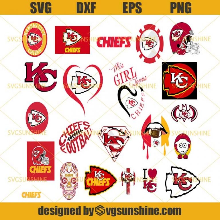 Kansas City Chiefs Svg Bundle, Kansas City Chiefs Logo Svg, NFL Svg ...