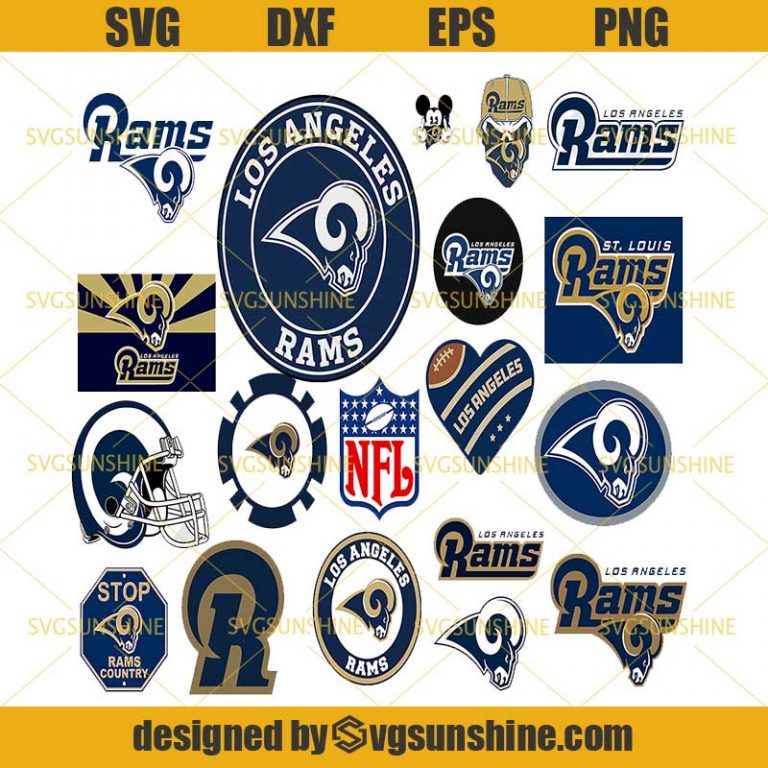 Los Angeles Rams Svg Bundle, Los Angeles Rams Logo Svg, NFL Svg ...