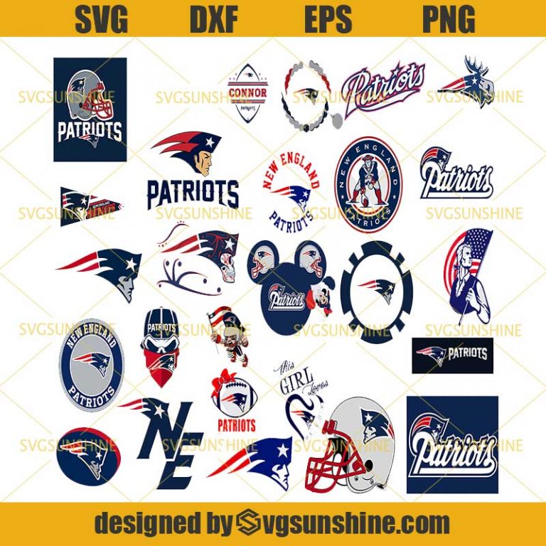New England Patriots Svg Bundle, New England Patriots Logo Svg, NFL Svg ...