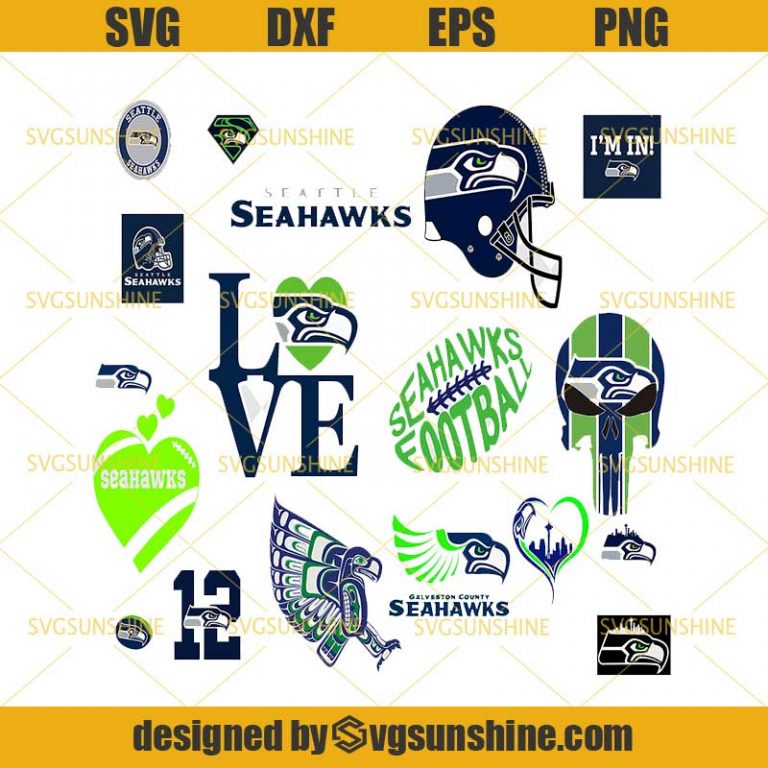 Seattle Seahawks Svg Bundle, Seattle Seahawks Logo Svg, NFL Svg ...