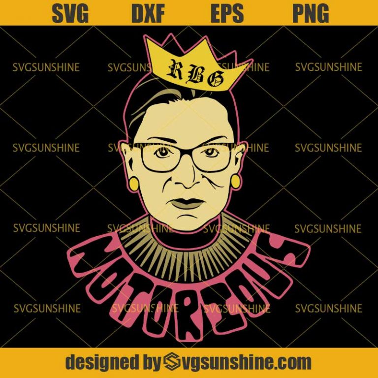 Notorious RBG Svg, Ruth Bader Ginsburg Svg, Notorious Svg, RBG Svg ...