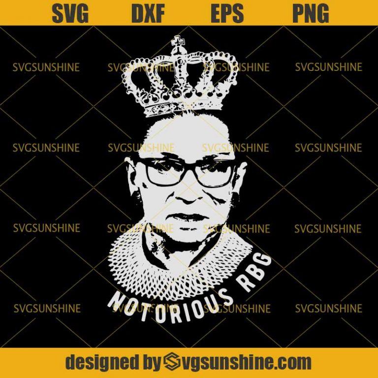 Notorious RBG Svg, Ruth Bader Ginsburg Svg, RBG Feminism Svg, Women ...