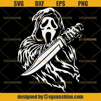 Ghostface SVG, Scream Halloween Horror Scary SVG, Ghostface Horror ...