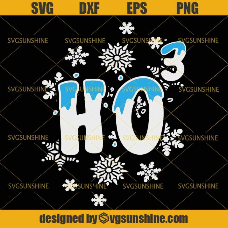 Ho3 Scientific Table Christmas SVG, Ho Ho Ho Science Christmas SVG ...