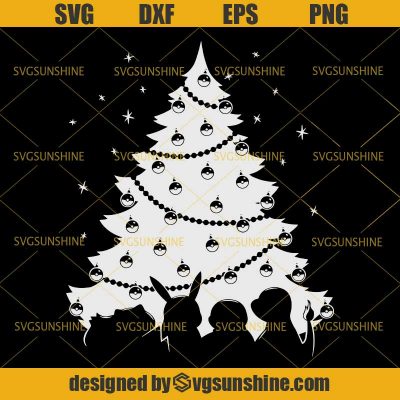 Pokemon Christmas Tree SVG PNG DXF EPS Cut Files Clipart Cricut - Sunshine