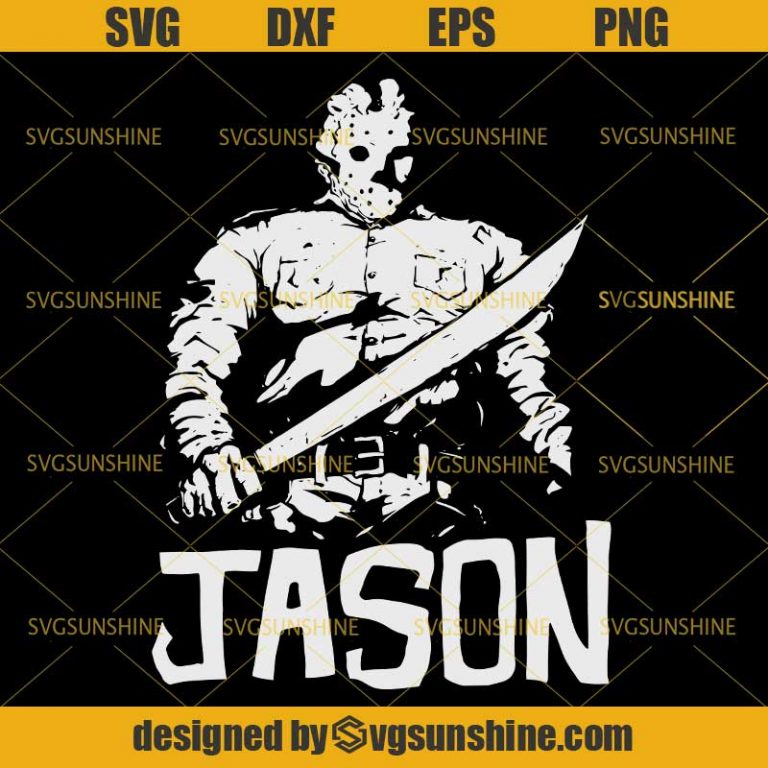 Jason Voorhees SVG DXF EPS PNG, Jason SVG, Horror Movies Killers SVG ...