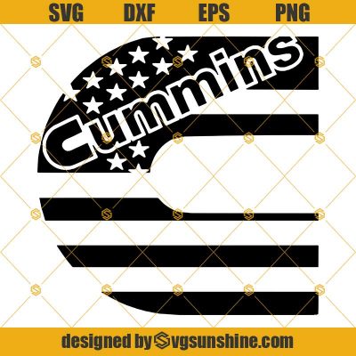 Cummins SVG PNG DXF EPS Cut Files Clipart Cricut - Sunshine