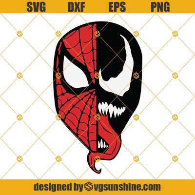 Spiderman Venom SVG PNG DXF EPS Logo, Clipart, Cut Files Clipart Cricut ...