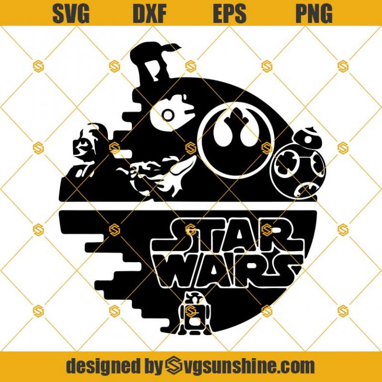 Star Wars Svg, Han Solo Svg, Master Yoda Svg, Millennium Falcon Svg ...