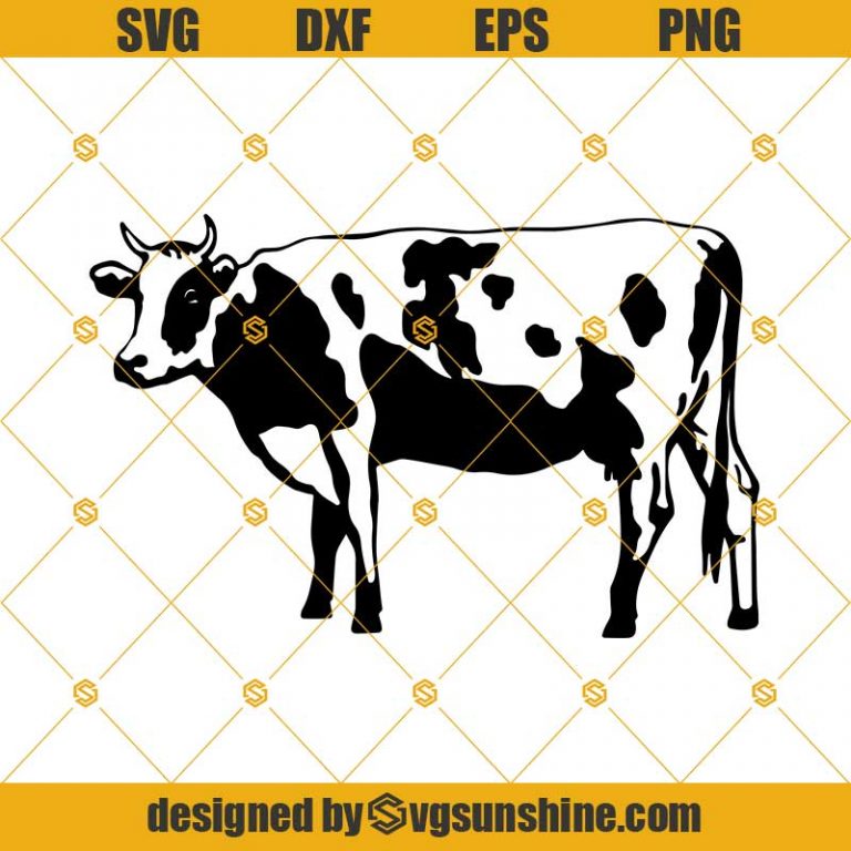 Cow PNG DXF EPS SVG, Cow Cut file, Cow cricut, Cow Silhouette, Cow ...