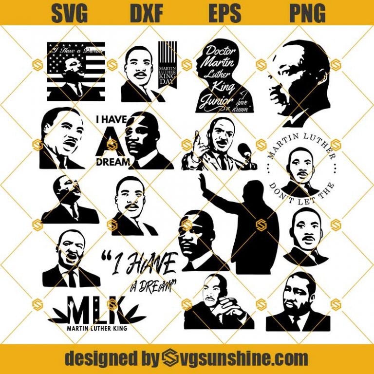 Martin Luther King SVG Bundle, Black Month History SVG, MLK Jr SVG ...