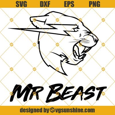 Mr Beast Outline Svg, Mr Beast Svg, PNG, JPG, Instant Download For ...