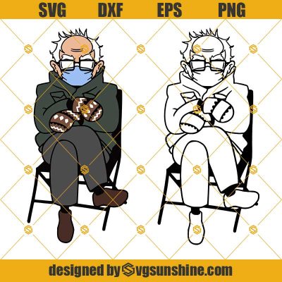 Bernie Sanders SVG Bundle, Bernie Mittens SVG, Bernie Sanders Cut Files ...
