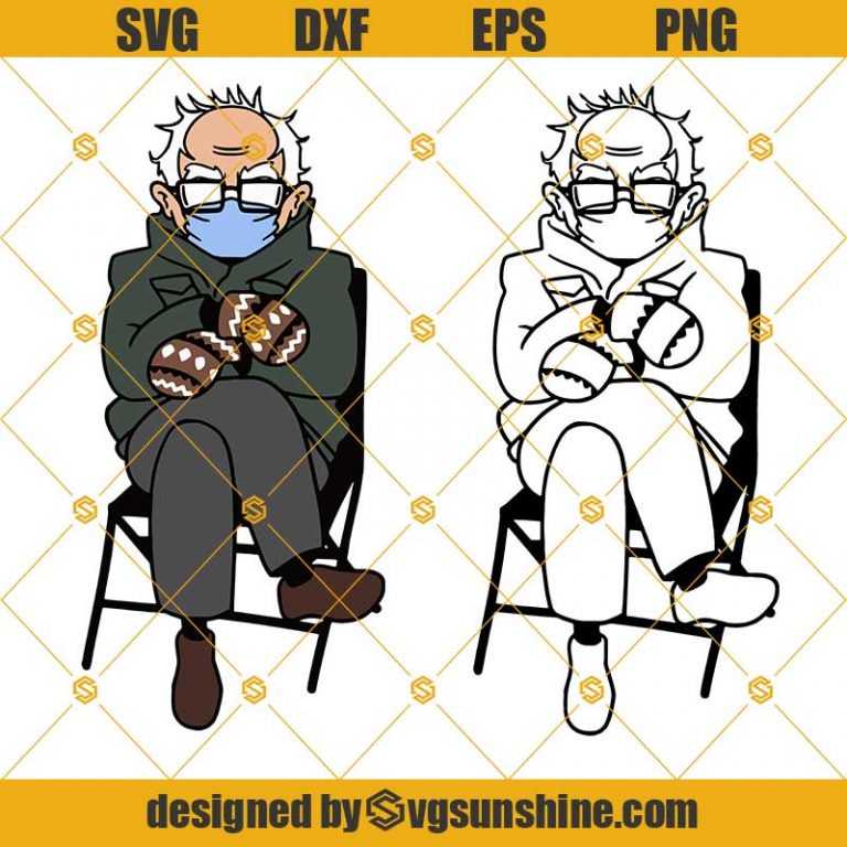 Bernie Sanders SVG Bundle, Bernie Mittens SVG, Bernie Sanders Cut Files ...