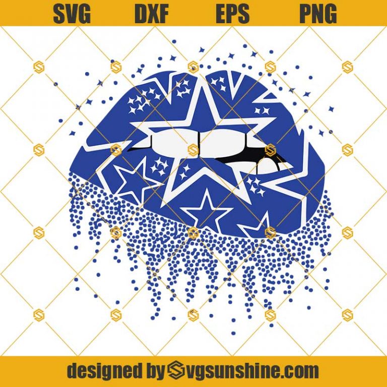 Cowboys lip Svg, Dallas Cowboys Svg, Cowboys Svg Dxf Png Eps - Sunshine