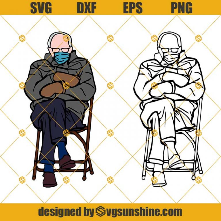 Bernie Sanders SVG, Bernie Mittens SVG, Bernie Sanders Mittens SVG ...