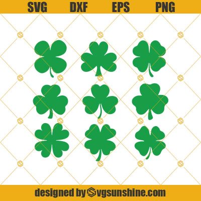 Shamrock SVG Bundle, Saint Patricks Day SVG Cricut Cut Files ,Shamrock ...