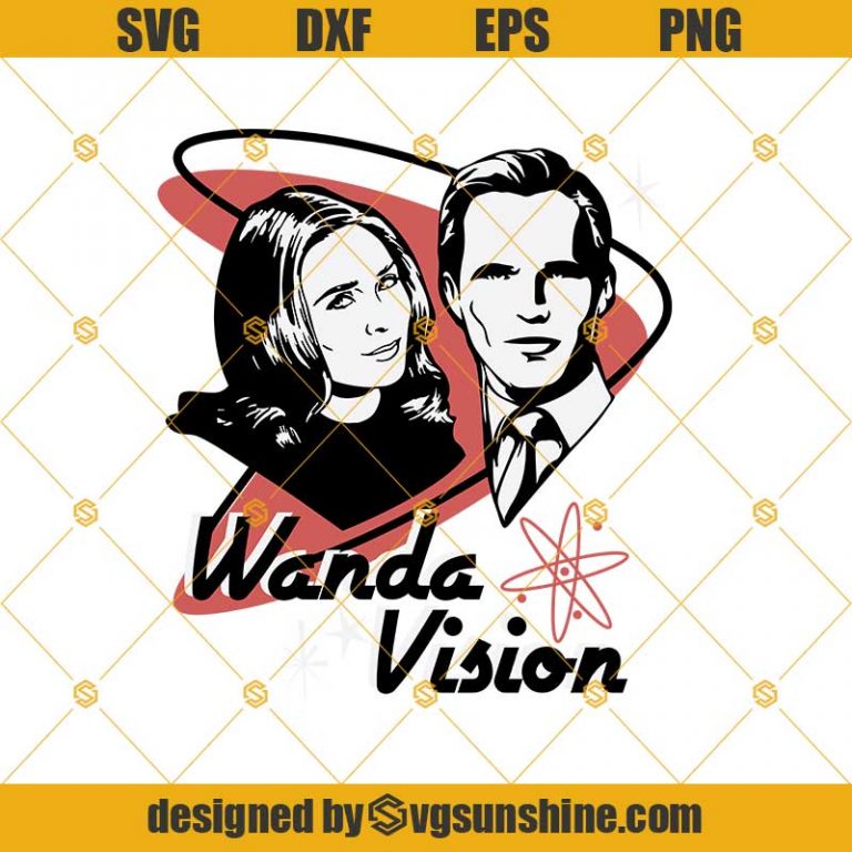WandaVision SVG DXF EPS PNG Cut Files Clipart Cricut Silhouette - Sunshine
