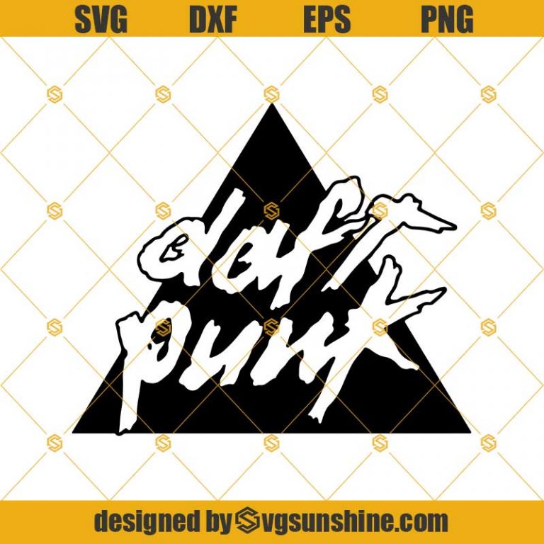 Daft Punk Logo 2021 SVG DXF EPS PNG Cut Files Clipart Cricut Silhouette ...