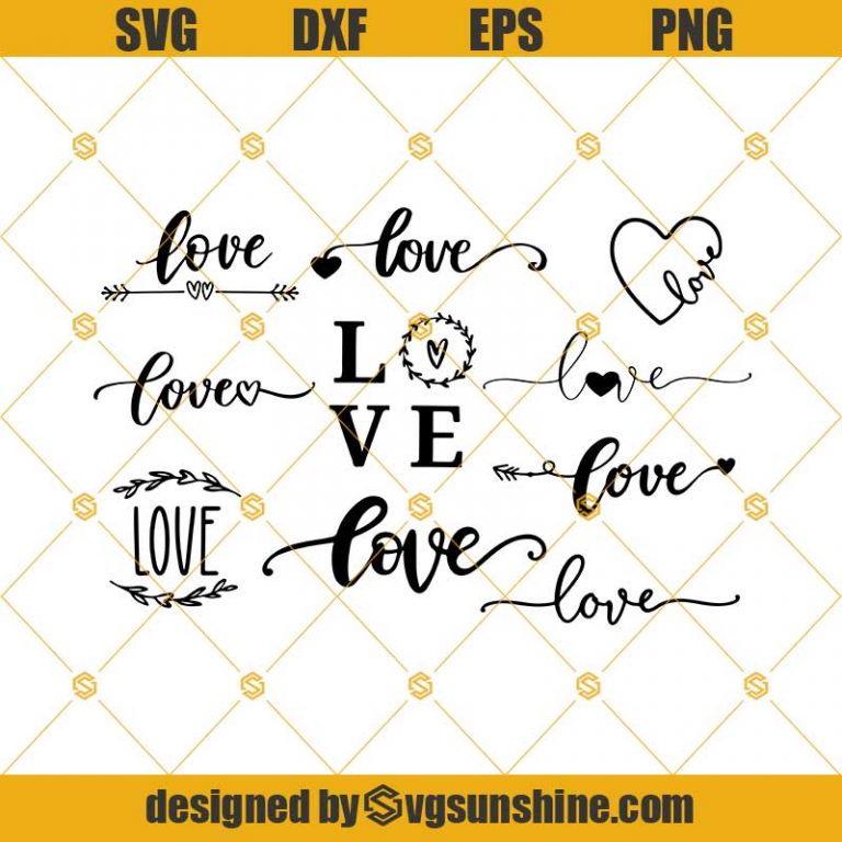 Love SVG Bundle, Valentine SVG Bundle, Love SVG, Valentines Day SVG ...