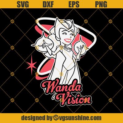 Wanda Vision Svg, Wanda Vision Png, Wanda Svg, Vision Svg, Marvel ...