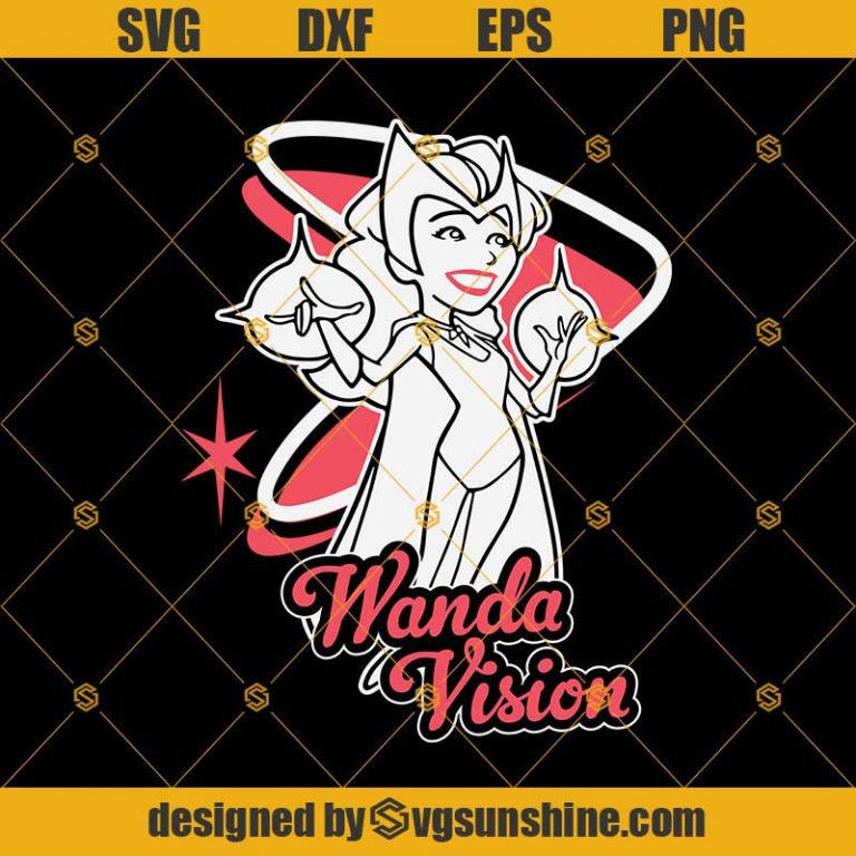 Wanda Vision Svg, Wanda Vision Png, Wanda Svg, Vision Svg, Marvel ...