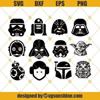 Star Wars Svg Bundle, Star Wars Clipart, Cut Files For Cricut ...