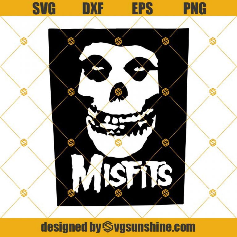 MisFits Svg, Mis Fits Rock Band Punk 1980s 1970s Logos Svg Dxf Eps Png ...