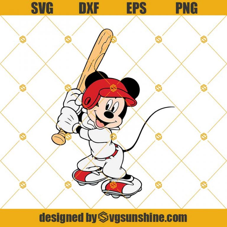 Mickey Baseball Svg, Sport Svg, Mickey Svg, Disney Sport Svg, Disney ...