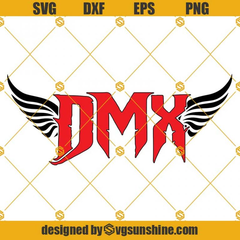 DMX Wings SVG, RIP DMX SVG, DMX Rapper SVG PNG DXF EPS Cut Files ...