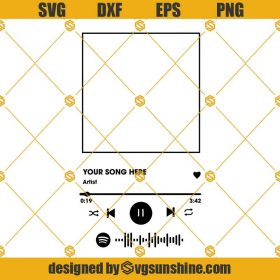 Spotify Glass Svg Png DXF EPS Cricut, Silhouette, Cricut Svg ...