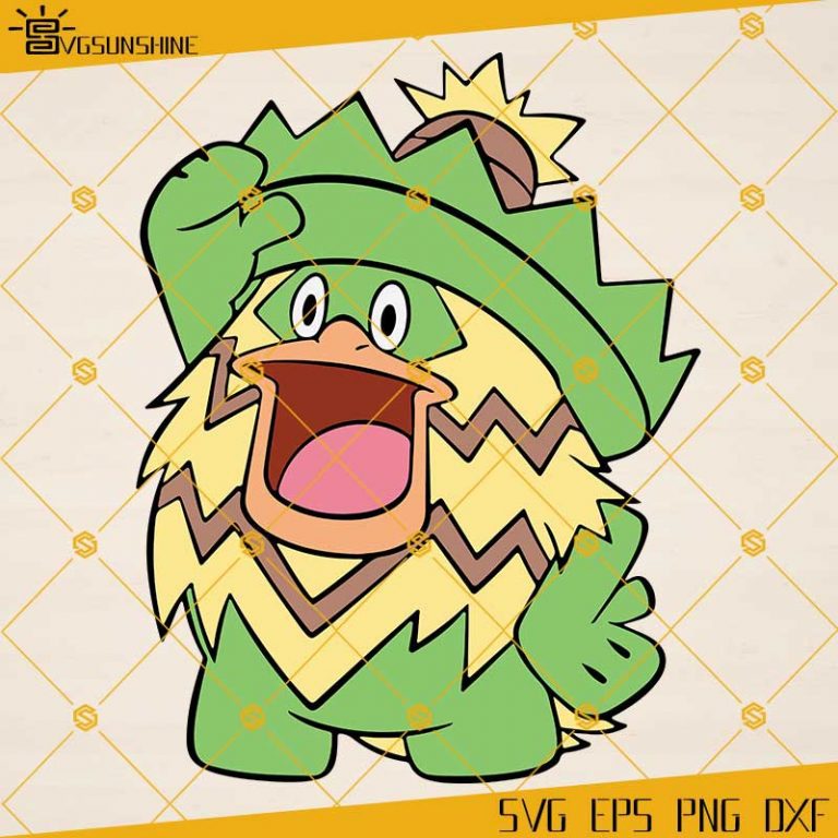 Pokemon SVG, Ludicolo SVG DXF EPS PNG Clipart Cricut Silhouette - Sunshine