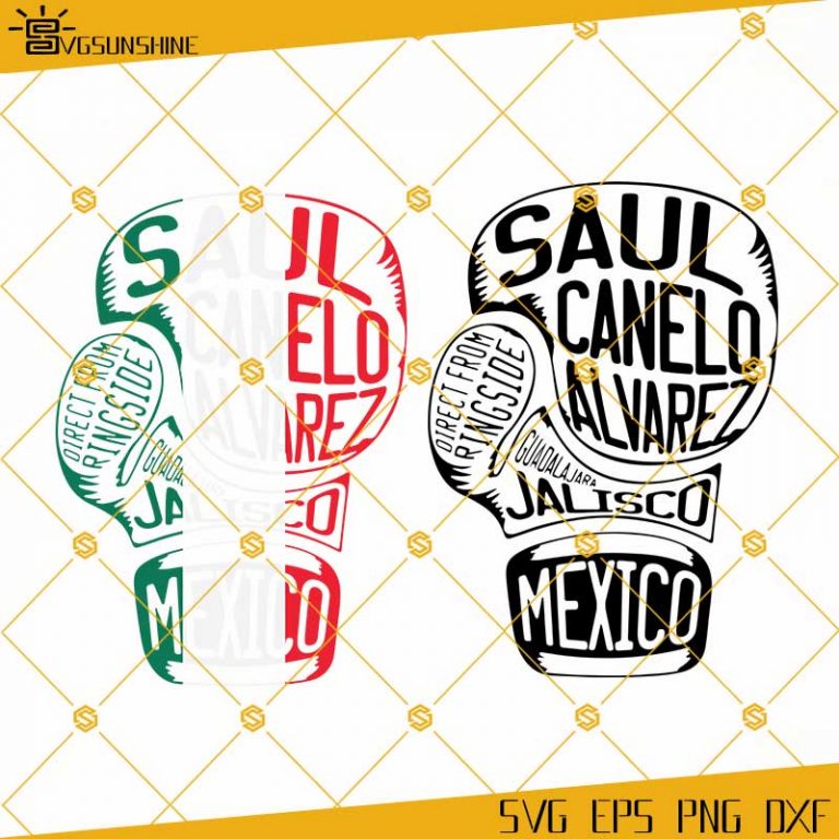 Team Canelo SVG, Canelo Boxing Gloves SVG DXF EPS PNG Clipart Cricut ...