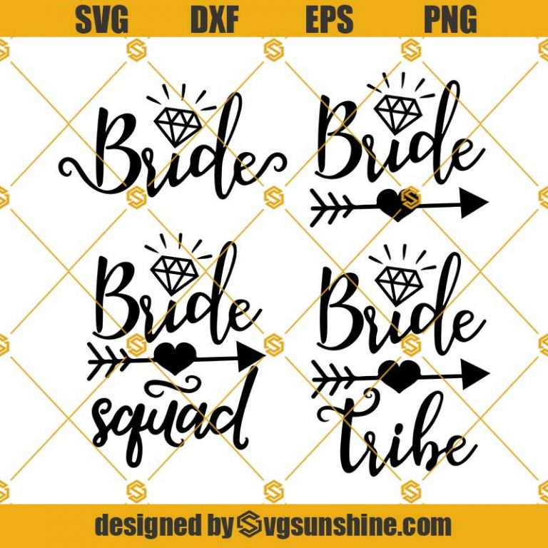 Bride Tribe SVG, Bride Bundle svg, Bride squad svg