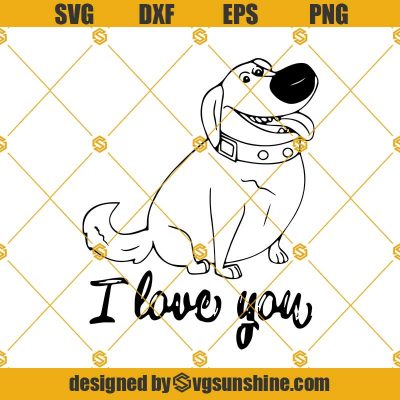 Dug I Love You Svg, Dog Svg