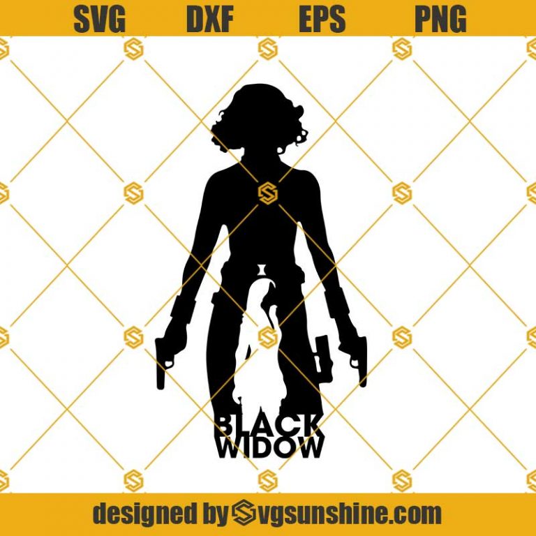 Black Widow SVG PNG, Natasha Romanoff SVG PNG DXF EPS