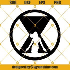 Black Widow Symbol SVG, Black Widow Marvel SVG