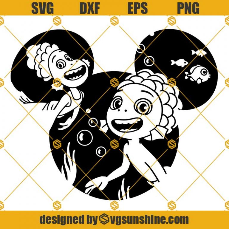 Luca Disney SVG, Disney Mickey Ears SVG, Luca SVG