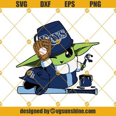 Baby Yoda TAMPA BAY RAYS Svg, Baby Yoda Svg, TAMPA BAY RAYS Svg
