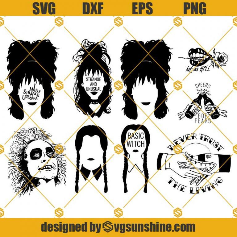 Lydia Deetz Sandworm SVG, Beetlejuice Svg, Halloween Svg