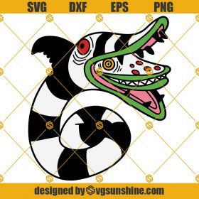 Beetlejuice Sandworm SVG PNG, Sandworm Cricut, Halloween SVG